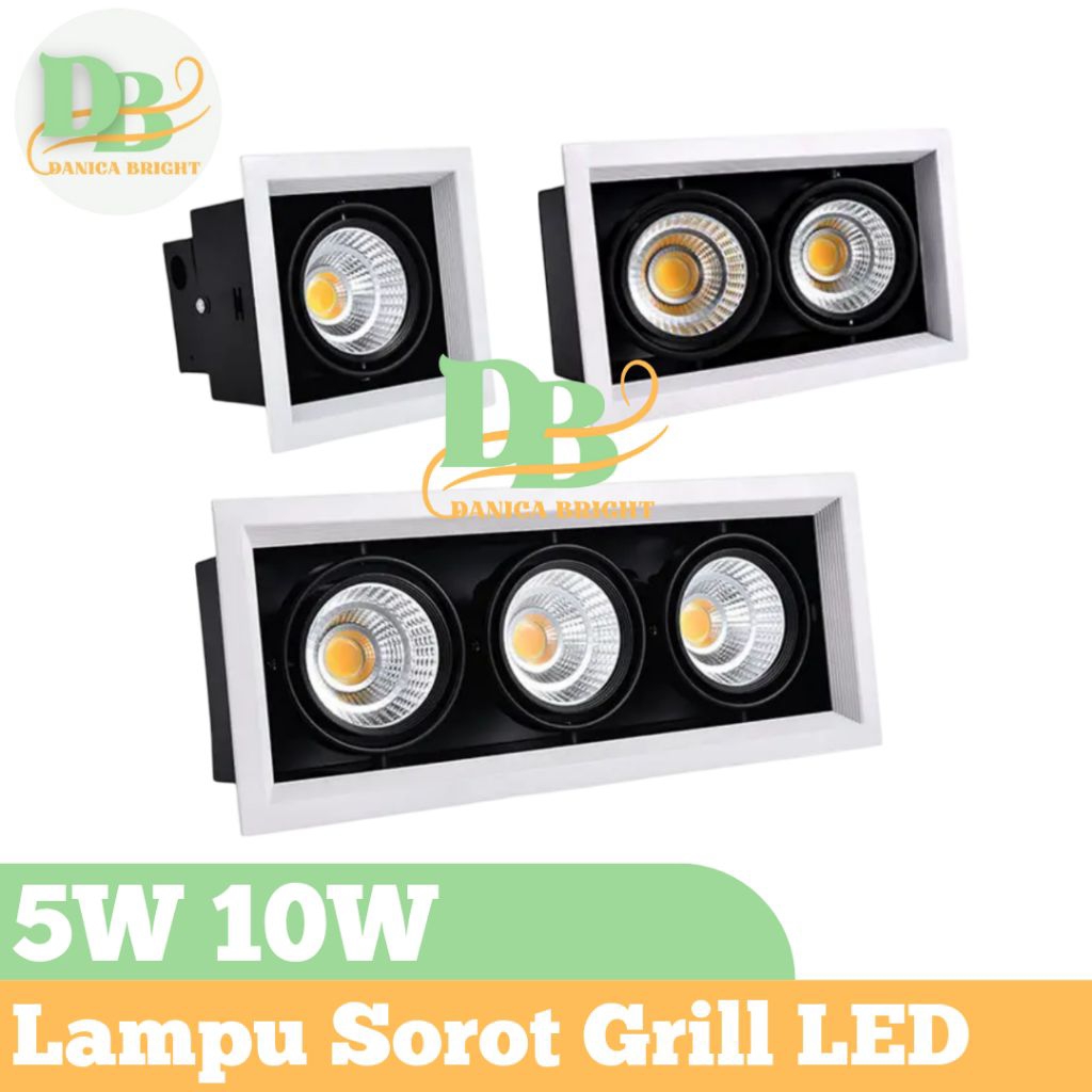Jual Lampu Sorot Grill LED Lampu Plafon Grill Spotlight Grill Light ...