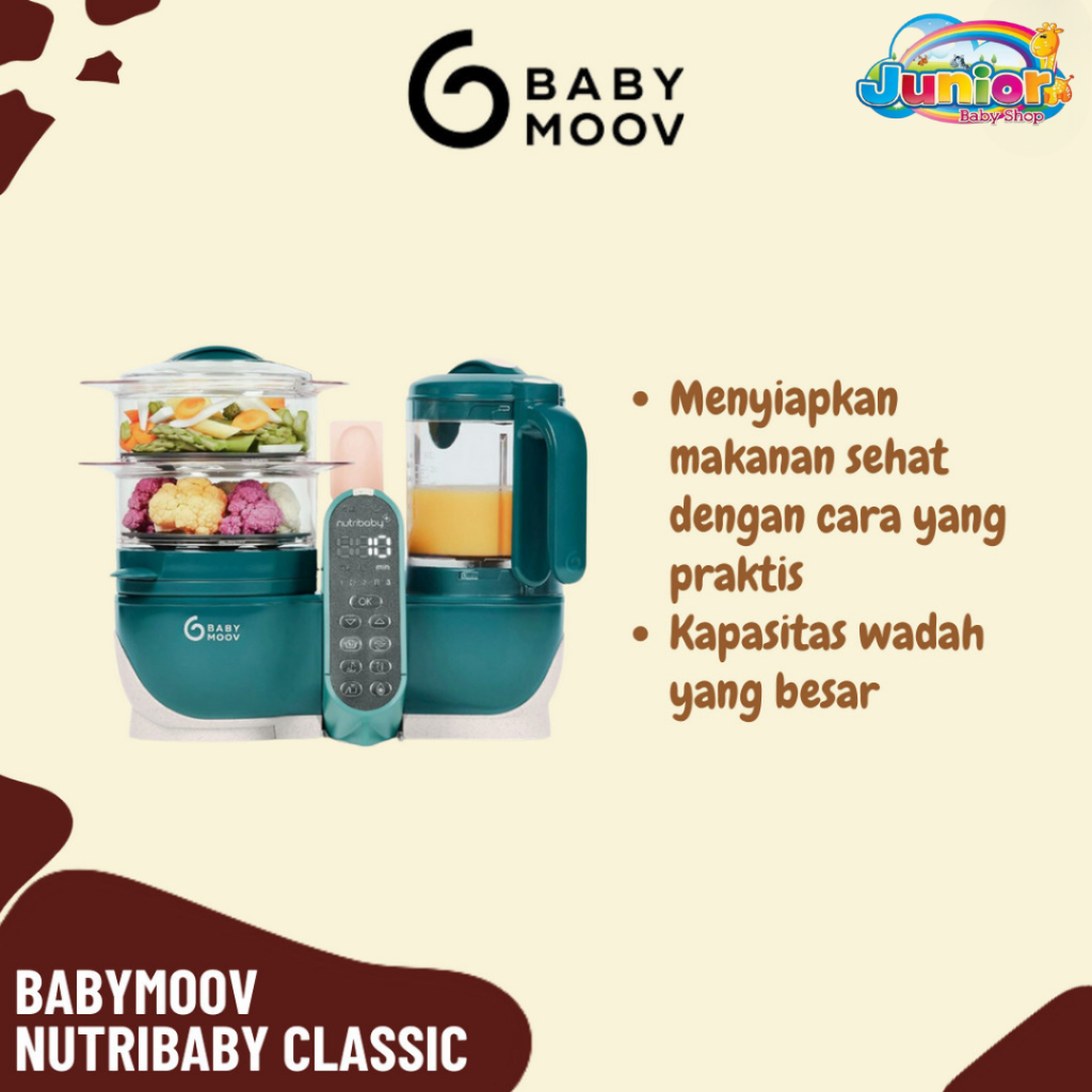 Jual BABYMOOV - Nutribaby+ - Food Processor Bayi - Blender Makanan Bayi ...