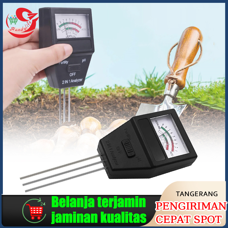 Jual Penguji kelembaban PH Tanah Pengukur PH Tanah Penguji Tanah 2 in 1 ...