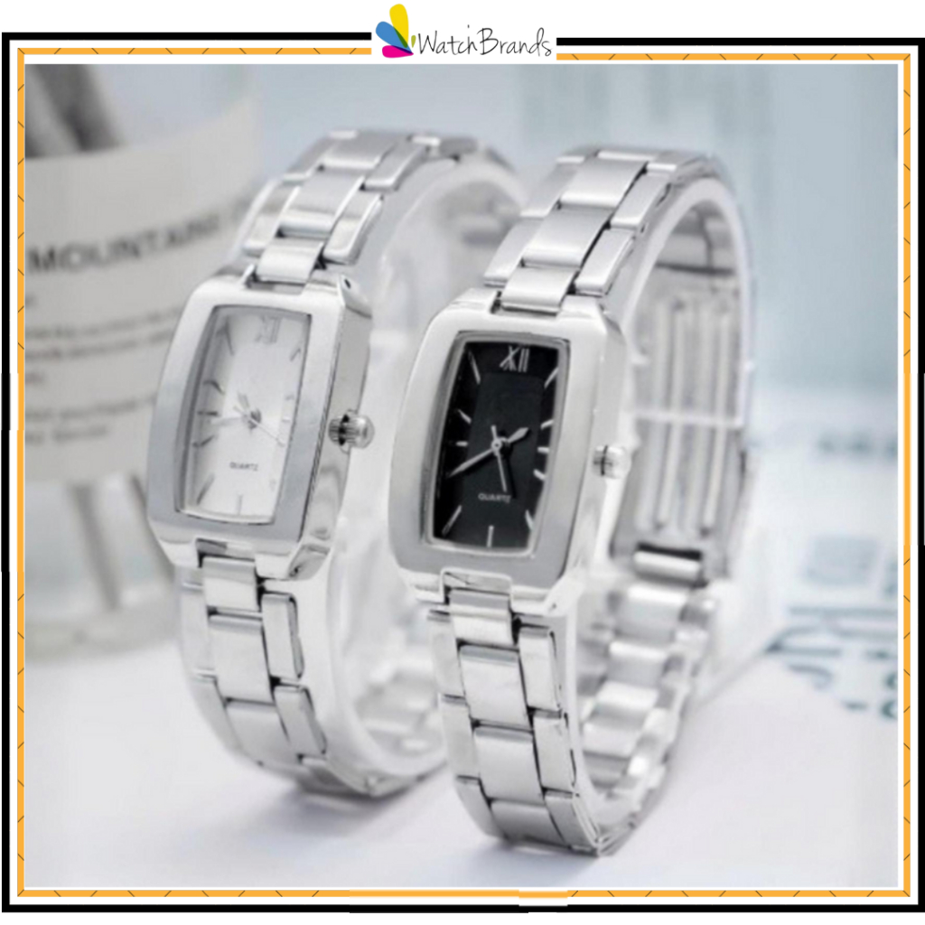 Jual WBS JAM TANGAN WANITA MODEL RANTAI ANALOG PREMIUM COUPLE PRIA STAINLESS STEEL RM046 ...