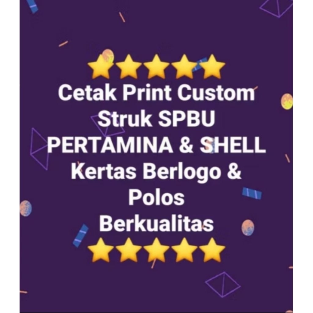 Jual Print Cetak Custom Struk Nota Bon SPBU Pertamina & Shell Kertas ...