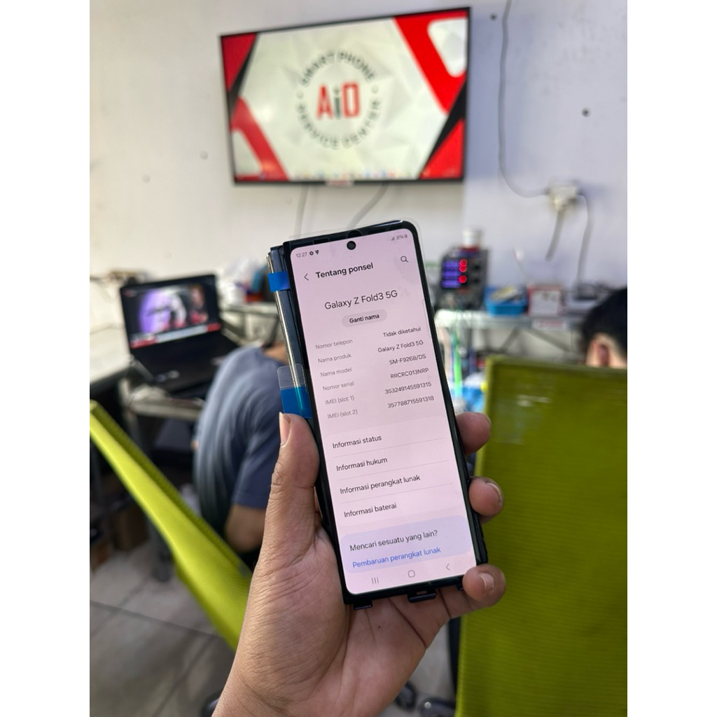 Jual LCD Original 100% Depan Luar kecil Z fold 3 Zfold3 | Shopee Indonesia