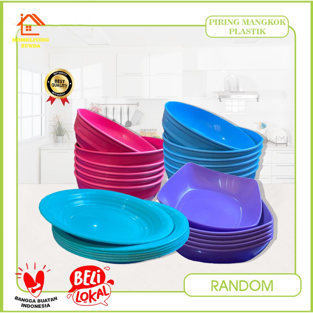 Jual Piring Plastik / Mangkok Plastik / Piring Sambal Plastik / Piring ...