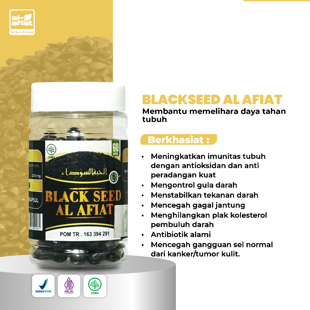 Jual Kapsul Habbatussauda Black Seed – Jinten Hitam Herbal untuk Daya ...