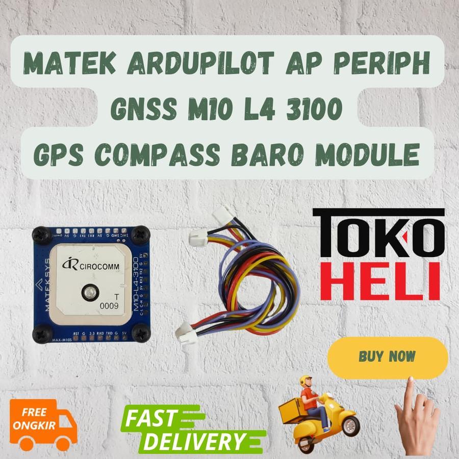 Jual Matek ArduPilot AP Periph GNSS M10 L4 3100 GPS Compass Baro Module | Shopee Indonesia