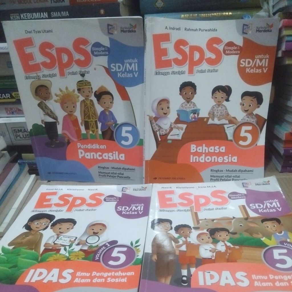 Jual ESPS KELAS 5 SD/ MI PANCASILA,B INDONESIA, IPAS VOL 1,IPAS VOL 2 KURIKULUM MERDEKA | Shopee ...
