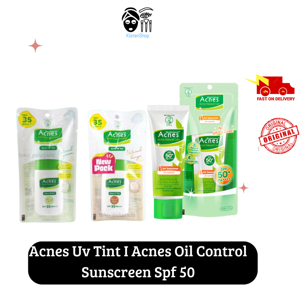 Jual Acnes Uv Tint I Acnes Oil Control Sunscreen Spf 50 | Shopee Indonesia