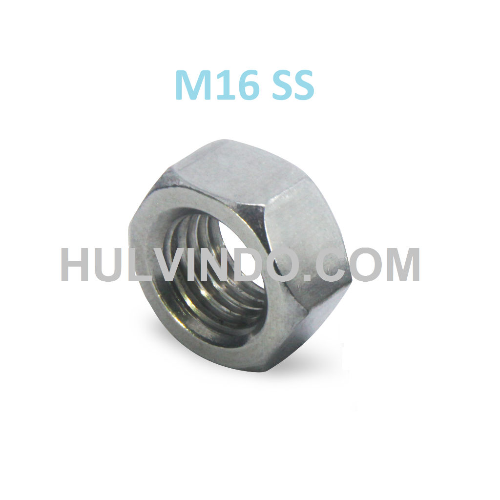 Jual MUR HEX / HEX NUT STAINLESS STEEL M16 | Shopee Indonesia