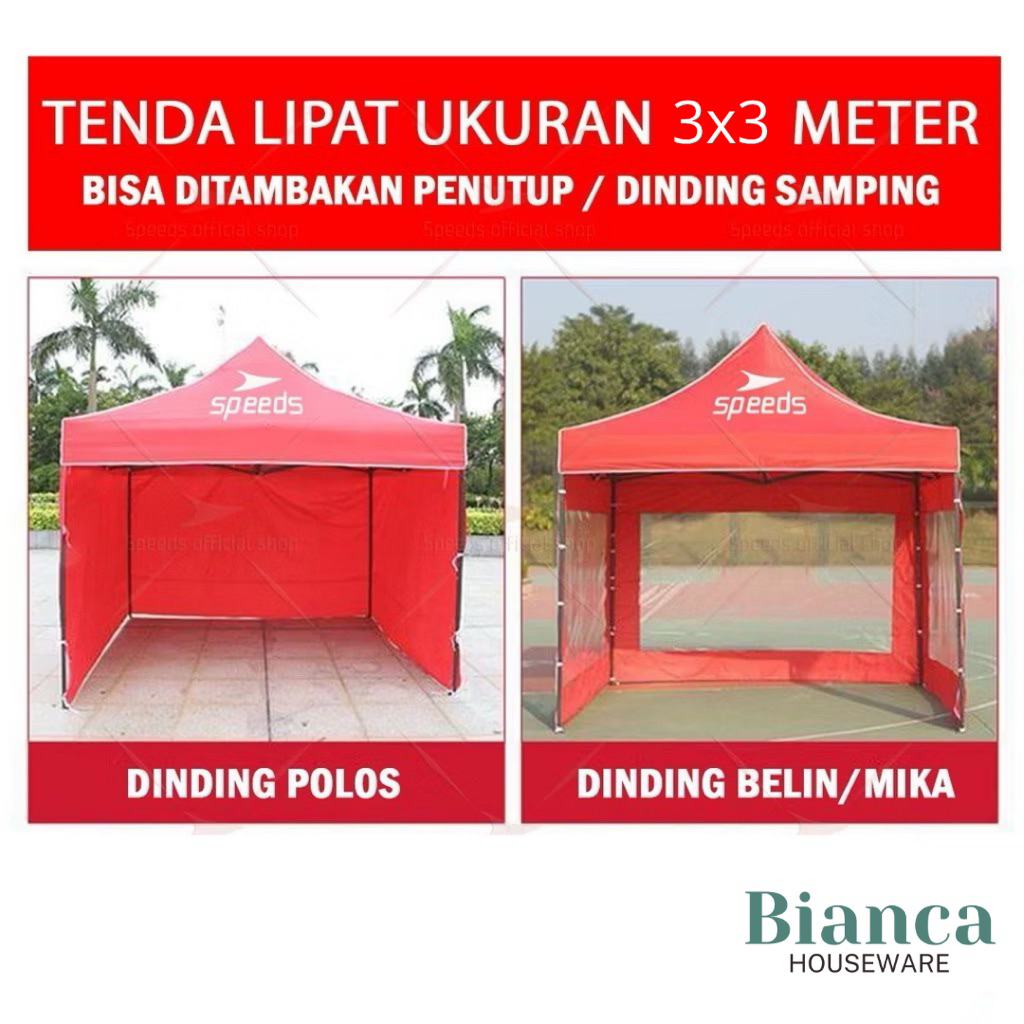 Jual Tenda Lipat Merk Speed Premium Ukuran 3x3 M Termasuk Terpal Biru ...