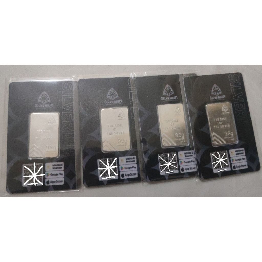 Jual PERAK BATANGAN MURNI 9.9 GRAM ASLI ORIGINAL BARU (Free Logam Mulia ...