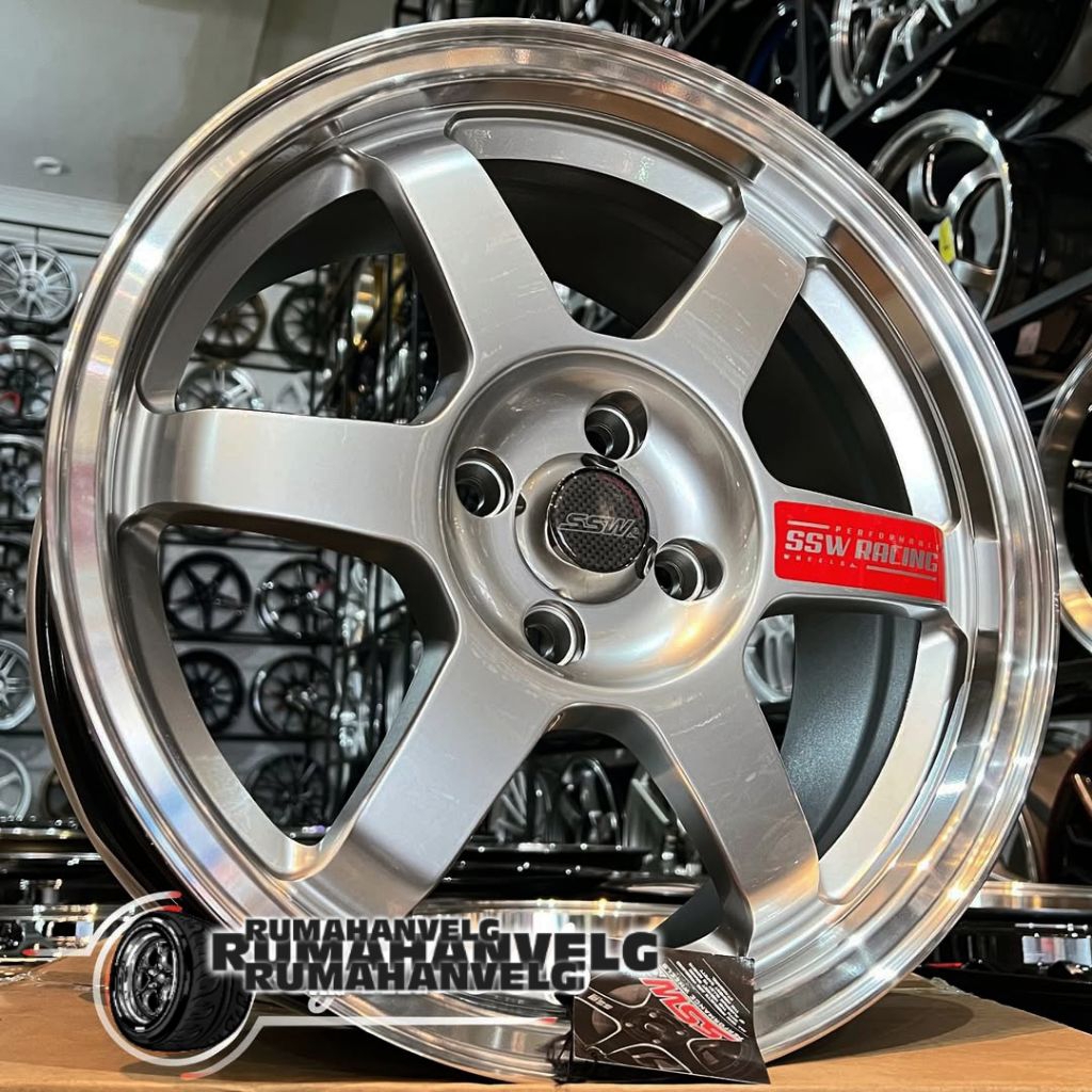 Jual velg mobil r16 velg TE37 S202 SSW ORIGINAL SSW ring 16 LEBAR 7 velg racing ring 16 cocok ...