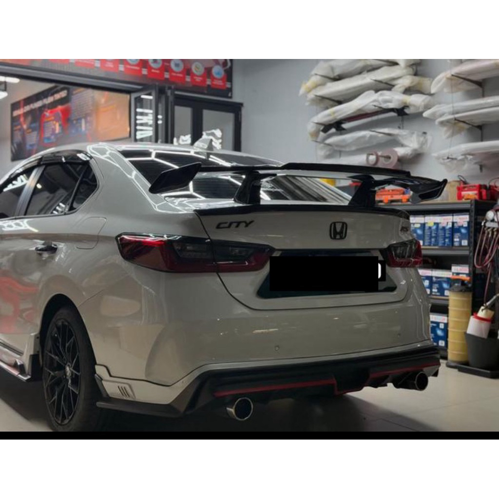 Jual Wing Spoiler Honda City Sedan M Performance Plastik ABS | Shopee ...