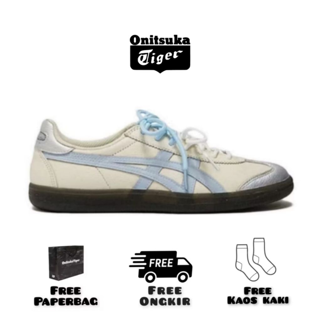 Jual Sepatu 0nitsuka Original Mexico 66 Tokuten White Ice Blue | Shopee ...