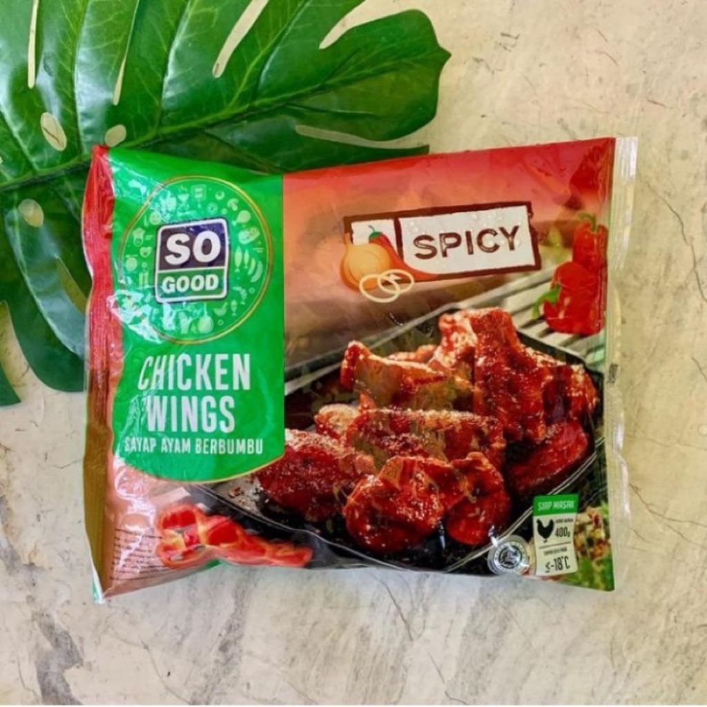 Jual SO GOOD Spicy Chicken Wing 400gr | Shopee Indonesia