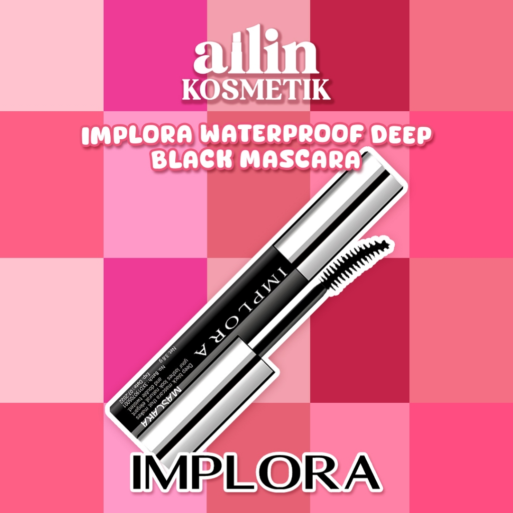 Jual AiLiN IMPLORA Deep Black Mascara Extra Black BPOM ORI / Maskara ...