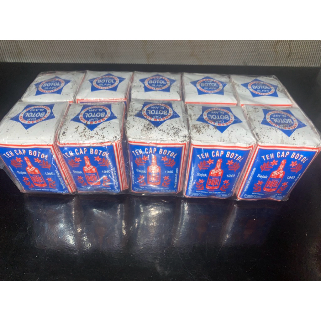 Jual Teh Cap Botol Biru Slawi – Bubuk Besar 1 Pack Isi 10 Pcs @40gr ...
