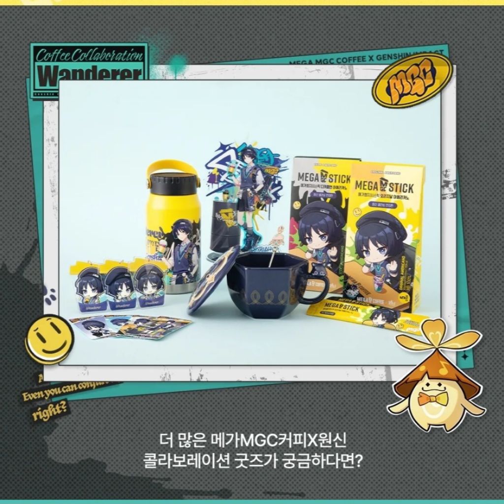 Jual [SOLD] Wanderer Standee & Keyring - Genshin Impact Mega Coffee ...