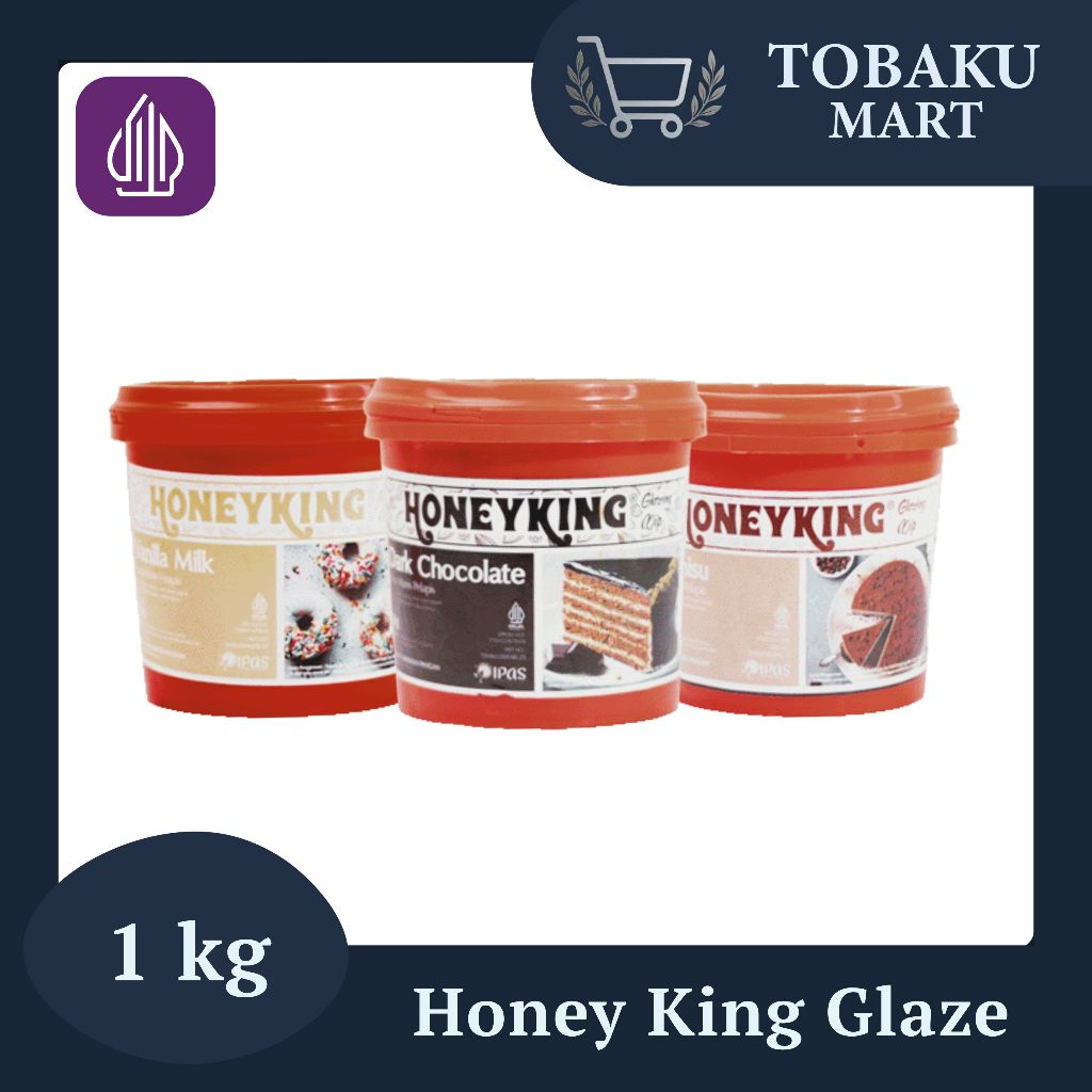 Jual HONEYKING GLAZE 1KG / GLAZE COKELAT SIAP PAKAI UNTUK CELUPAN DONAT ...
