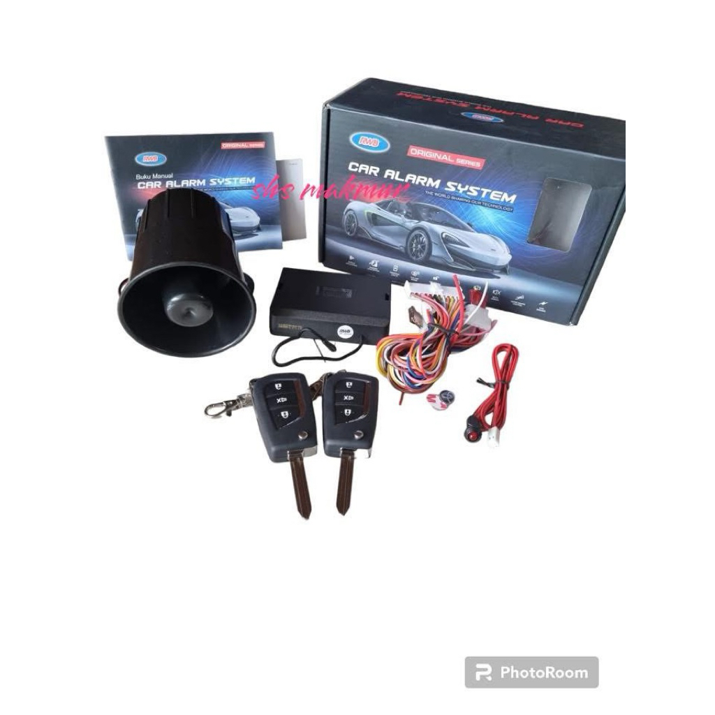 Jual alarm mobil tuk tuk RWB rbt-8907 remot kunci | Shopee Indonesia
