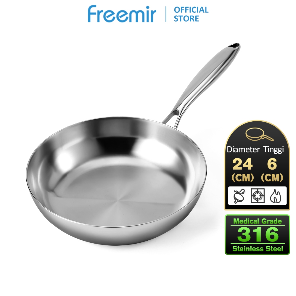 Jual Special freemir Wajan Stainless Steel - Masak Anti Lengket, Panas ...