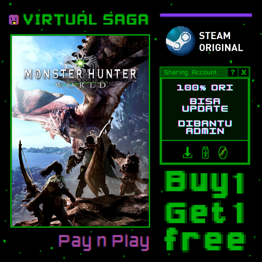 Jual Monster Hunter World Steam Sharing PC Game MHW | Shopee Indonesia