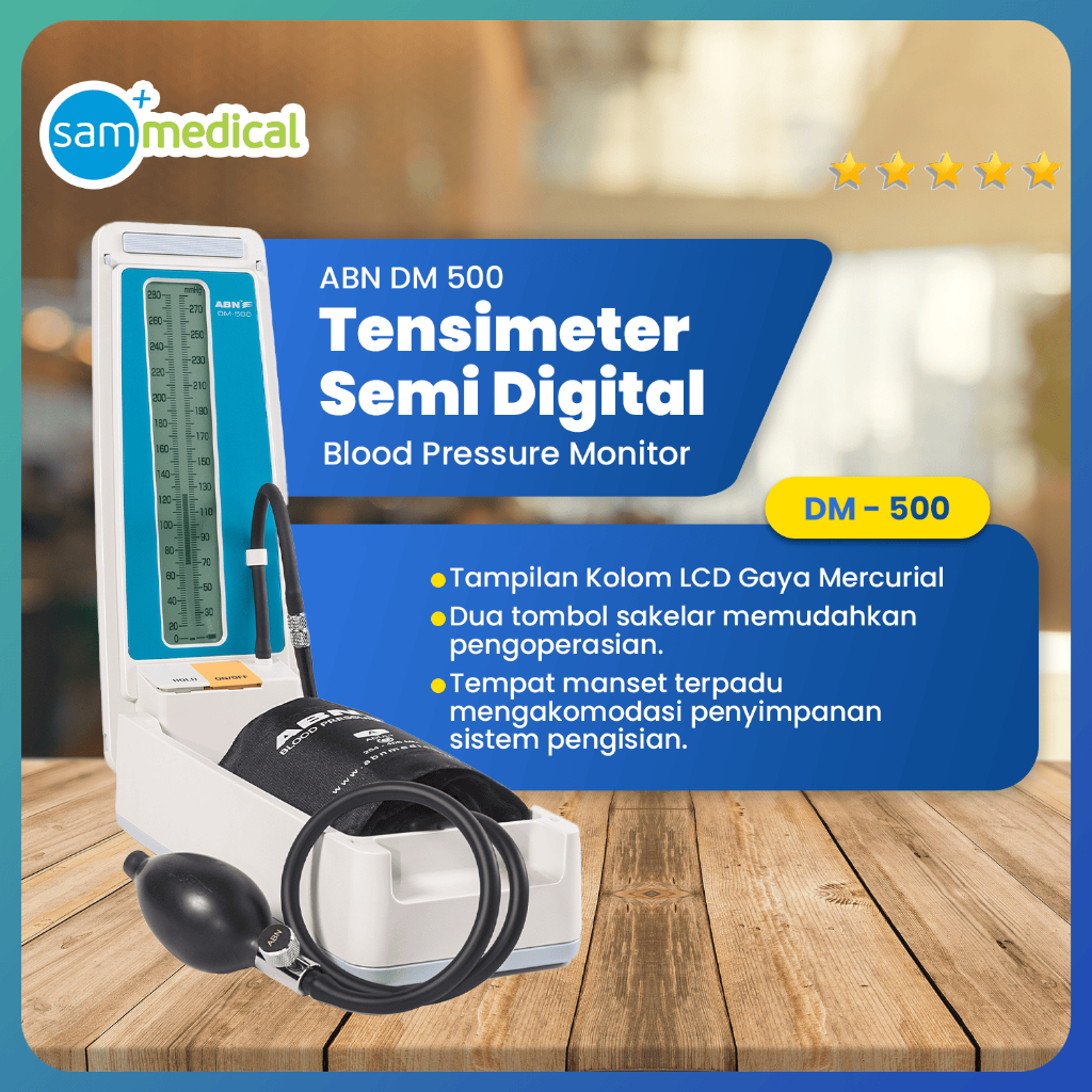 Jual ABN Tensimeter Manual Digital Sphygmomanometer Model DM 500 ...