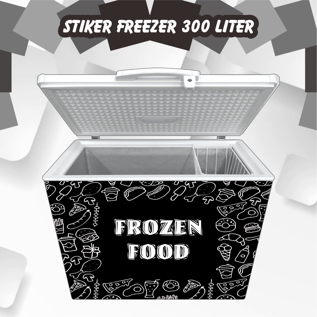 Jual Sticker Stiker Freezer Cover Protector Anti Gores Frozen 300 Liter ...