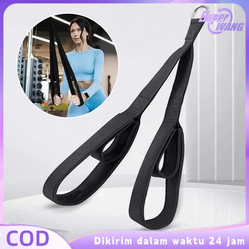 Jual Strap Gym Handle Multi Grip Exercise Rope Tali Pull Down Tricep Rope Gym Fitnes Tali Tricep ...