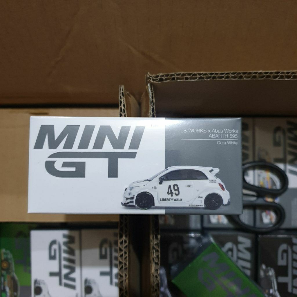 Jual Mini GT Minigt MGT 809 LB Works x Abas Works Abarth 595 Gara White ...