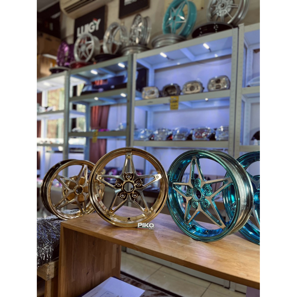 Jual Velg CNC Star Model MK-06 12” Sprint Primavera Chrome Edition by ...