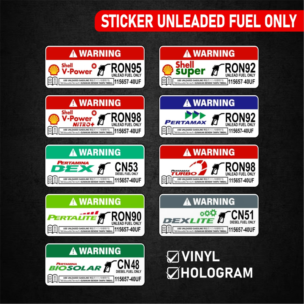 Jual Stiker Sticker Warning Bensin Pertamax Shell super V power - Pertamax,Pertalite,DEXlite ...