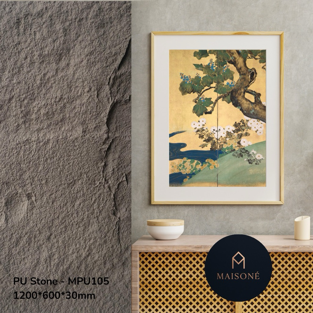 Jual PU Stone Panel Dinding Batu Alam PVC — Anti Air & Anti Rayap ...