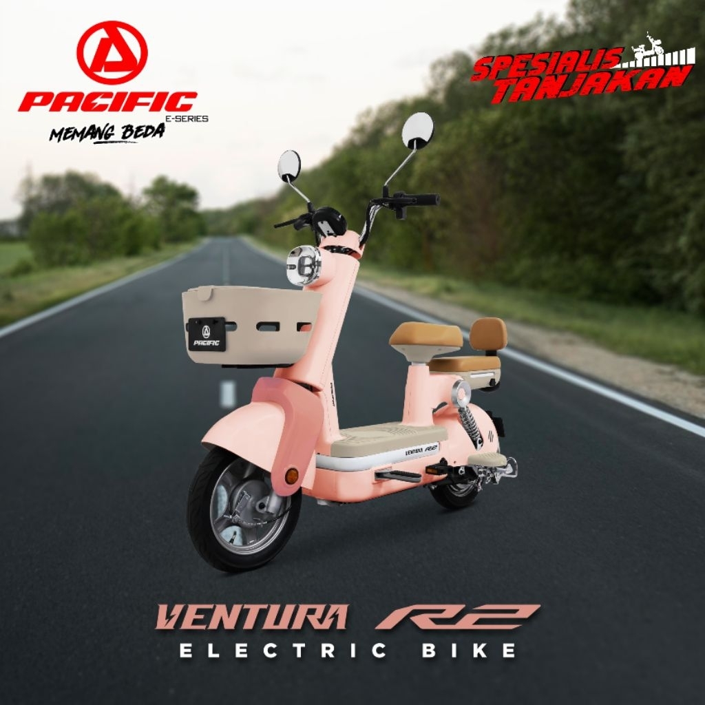 Jual SEPEDA LISTRIK PACIFIC VENTURA R2 600 WATT 48 V / 12 AH SPEDOMETER ...