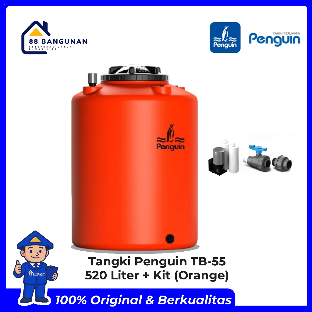 Jual Penguin Tangki Tandon Toren Air General Tank Set TB-55 520 Liter ...