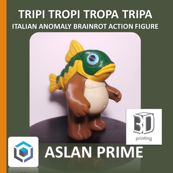 Jual TRIPI TROPI TROPA TRIPA ACTION FIGURE 3D Print Mainan Toy Toys ...