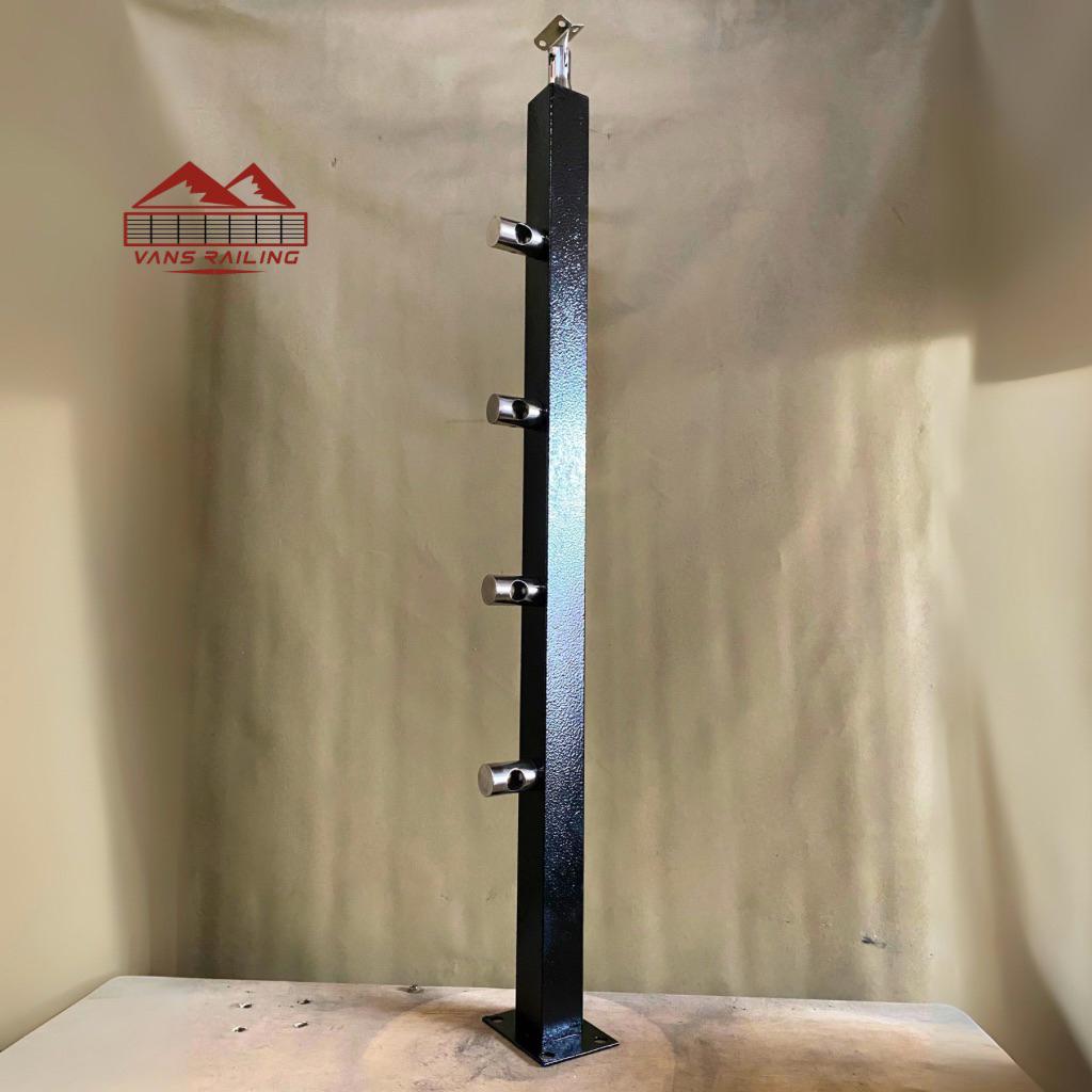 Jual TIANG HOLLOW BESI COATING HITAM RAILING TANGGA JARI JARI TERMURAH ...