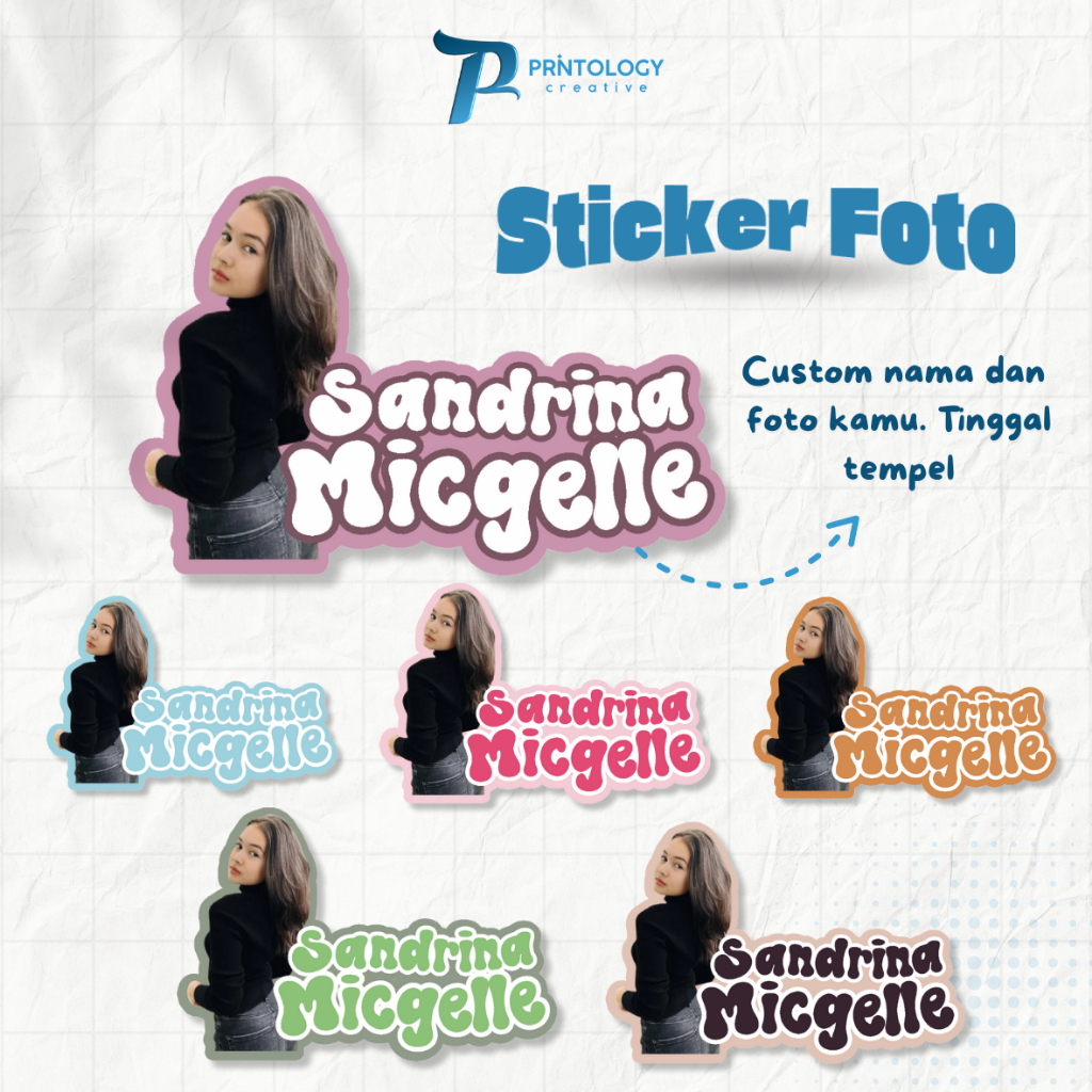 Jual Custom Sticker dan Nama Sendiri Sticker Anti Air Sticker Tempel ...