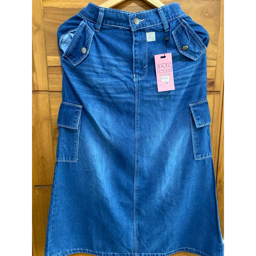 Jual ROK JEANS BIRU (ML057) | Shopee Indonesia