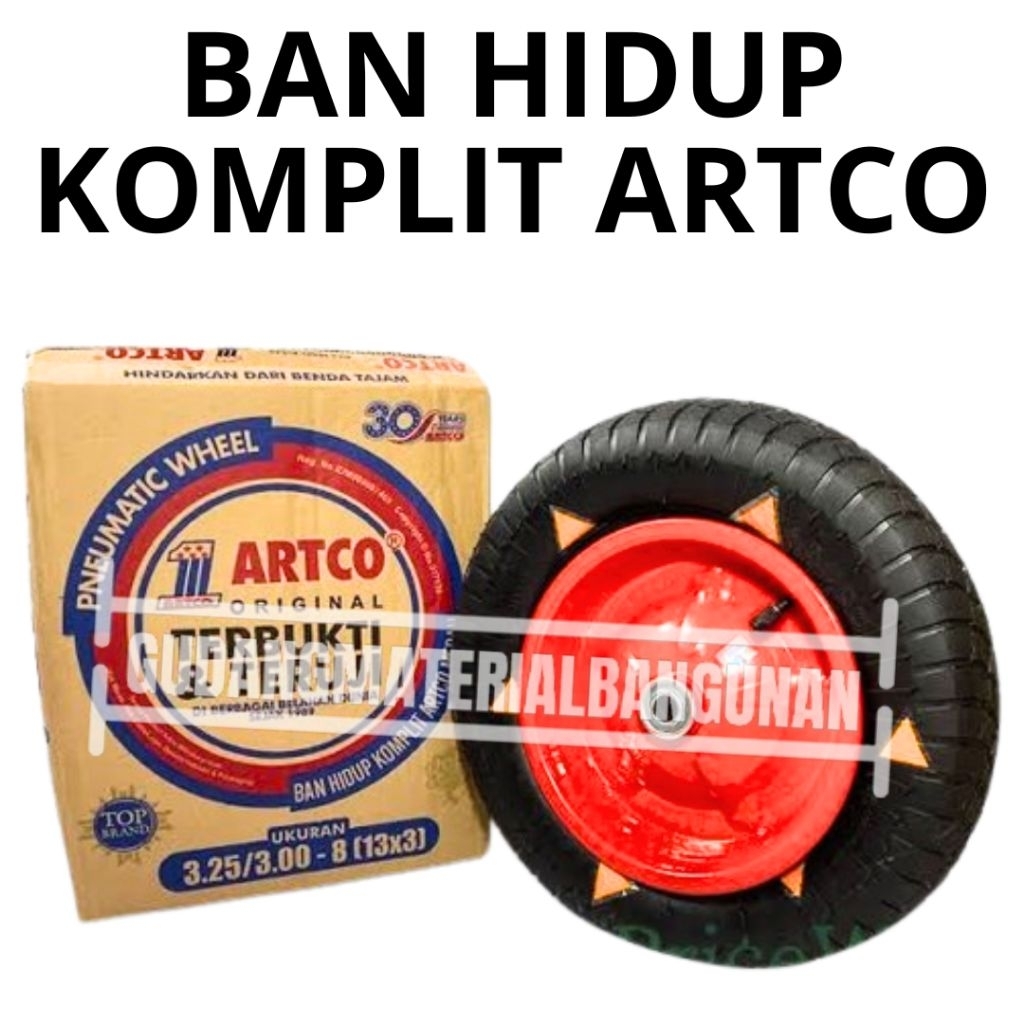 Jual ban hidup komplit gerobak sorong dorong ARTCO ORIGINAL | Shopee ...