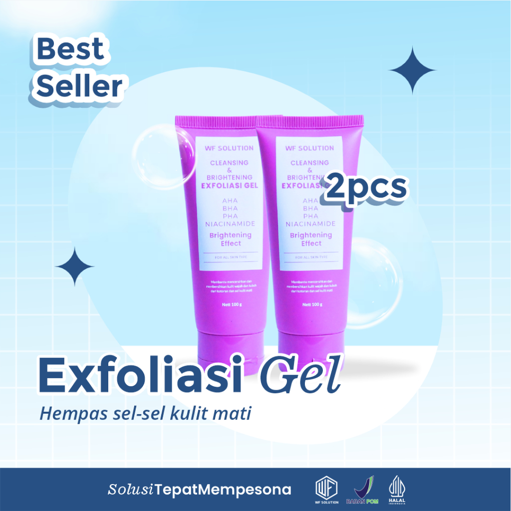 Jual EXFOLIASI GEL BY WF SOLUTION (2 Pcs) | Shopee Indonesia