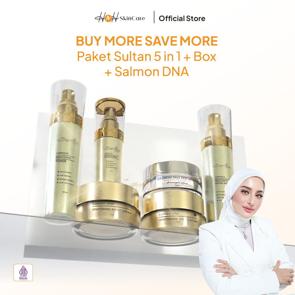 Jual Signature by Kamila Luminous Paket Sultan 5in1 Box + Salmon DNA ...