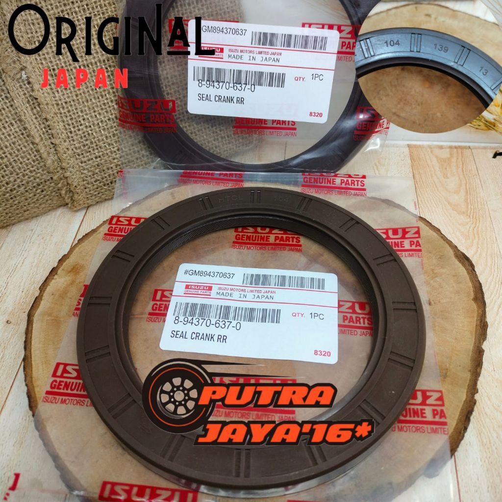 Jual SEAL KRUK AS SIL SEAL CRANKSHAFT BELAKANG ISUZU NKR66 NKR71 GIGA ...