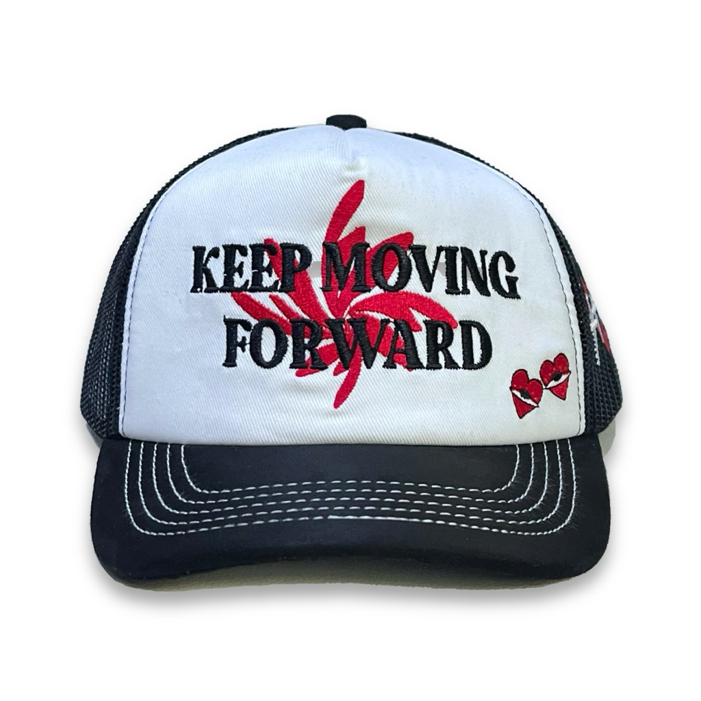 Jual Topi Jaring Trucker Hat Keep Black Thisplan | Shopee Indonesia
