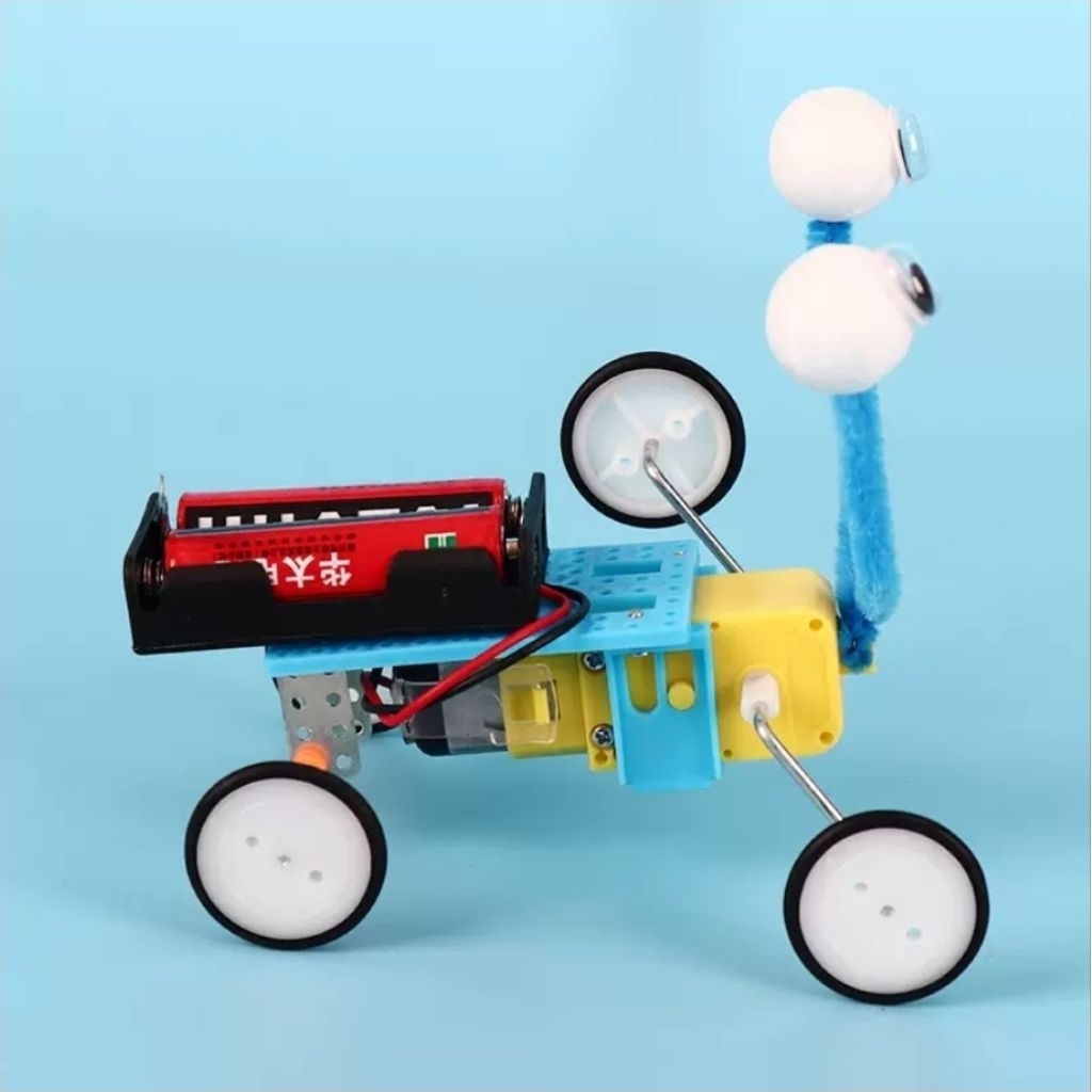 Jual DIY Mainan Rakitan Robot Reptil Plastik | Robot Baterai | edukasi ...