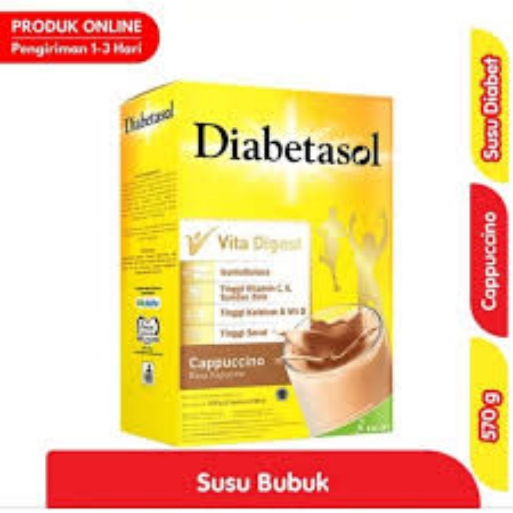 Jual Diabetasol Cappucino 570g | Shopee Indonesia