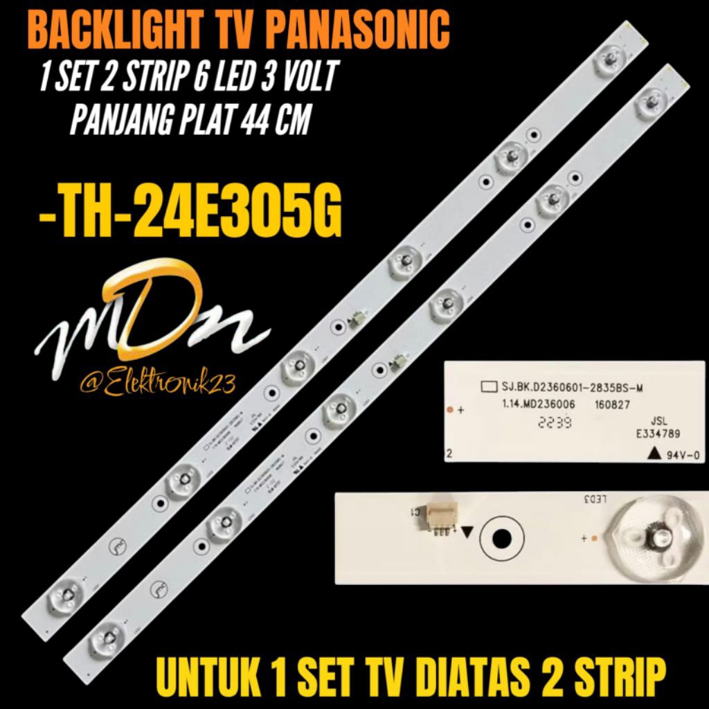Jual BACKLIGHT TV LED PANASONIC 24 INCH 24E305G BACKLIGHT TV 24 INCH ...