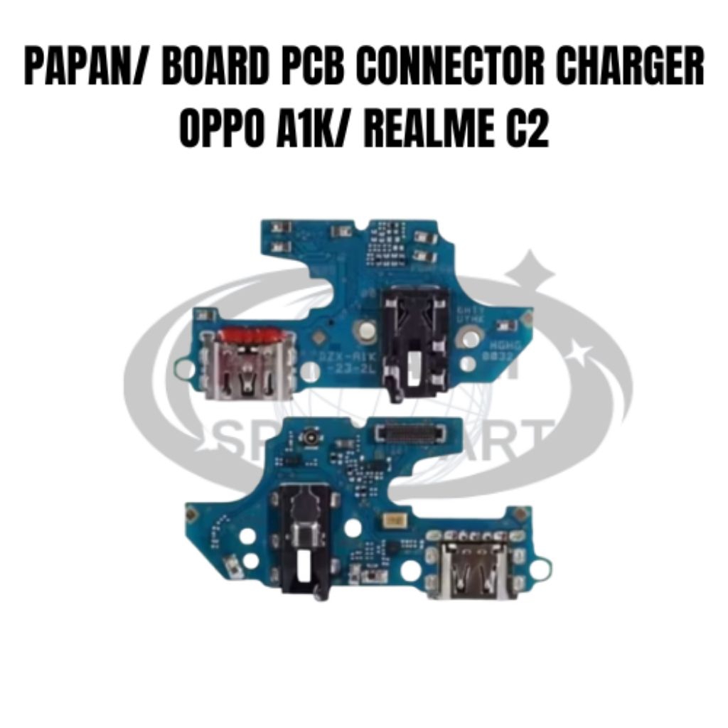Jual PAPAN/ BOARD PCB CONNECTOR CHARGER OPPO A1K/ REALME C2 100% ...