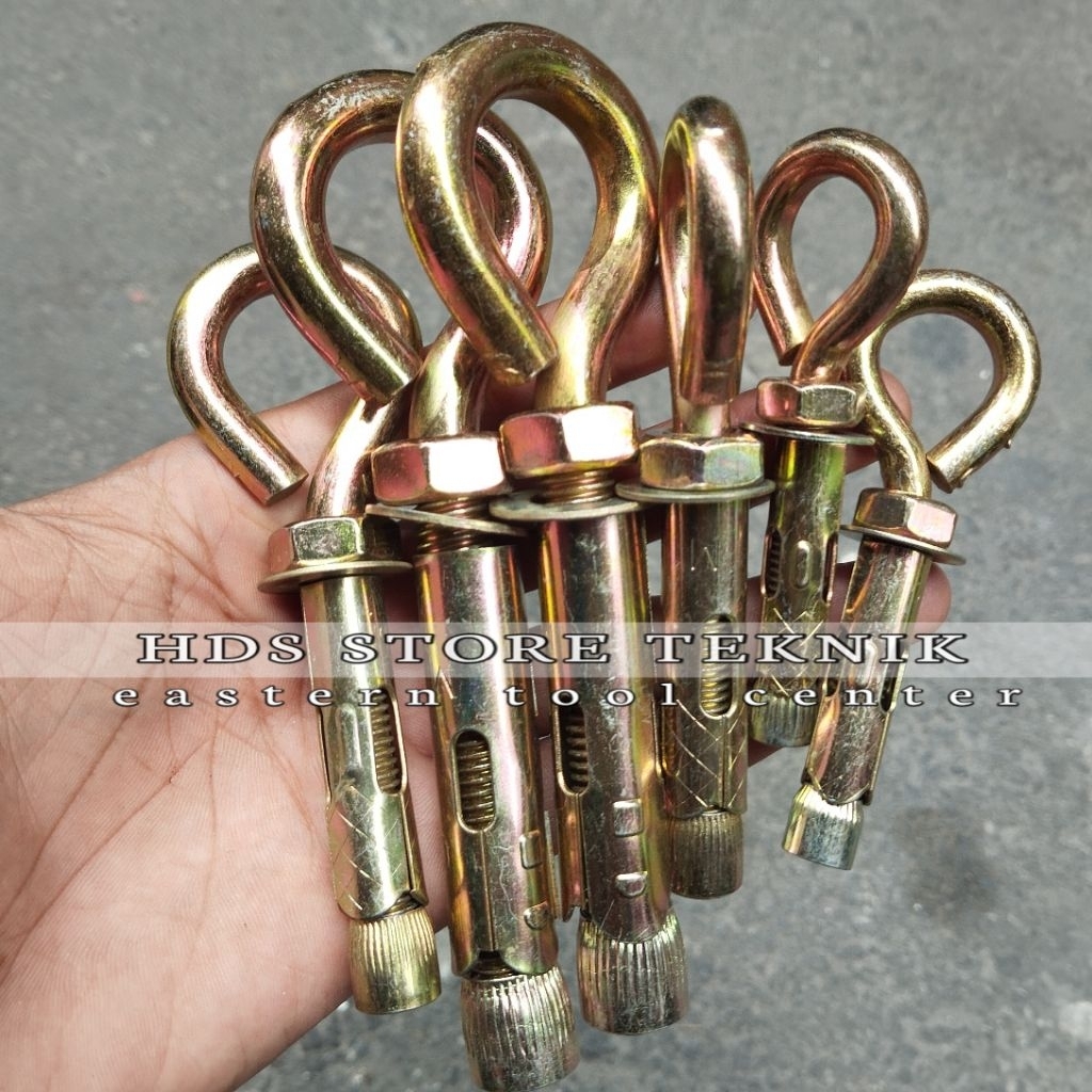 Jual Eye anchor Dynabolt 12mm 10mm 8mm 6mm Dynabolt anchor Bolt ...