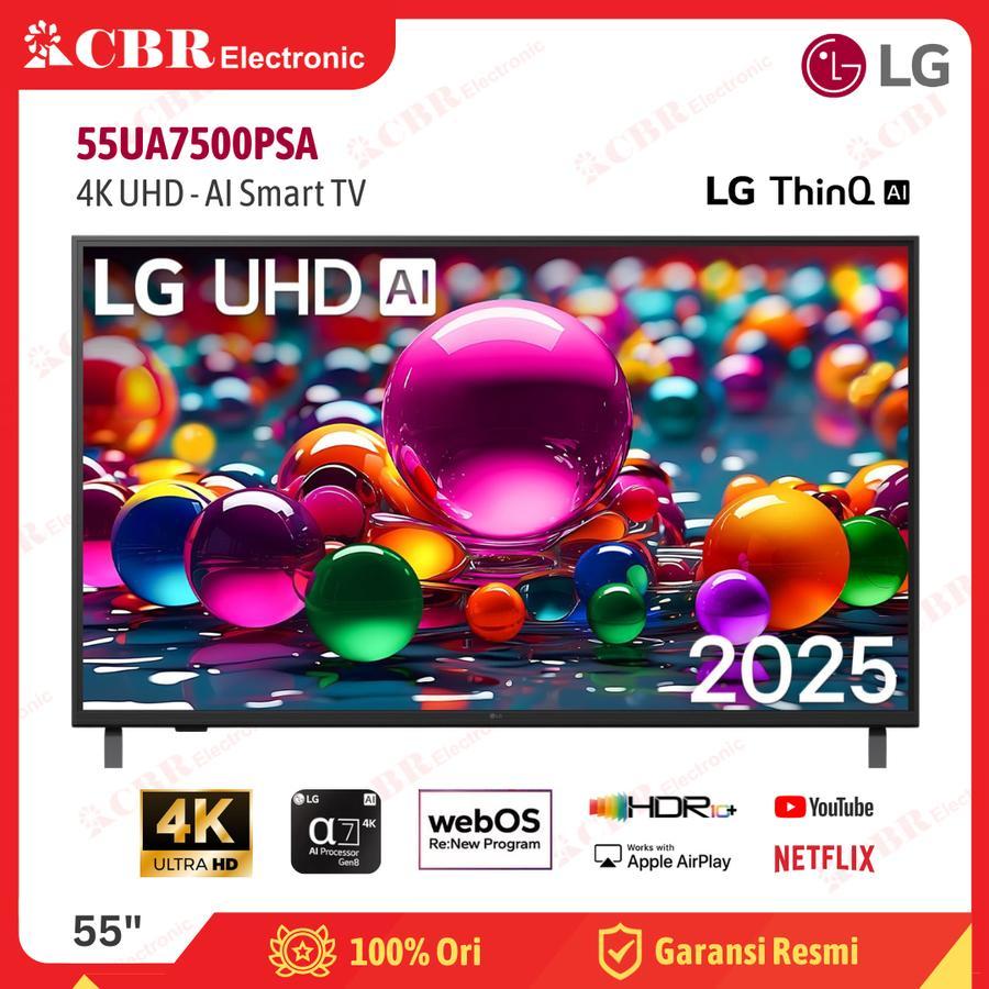 Jual TV LG 55 Inch LED 55UA7500PSA ( 4K UHD - AI Smart TV ) - Batam ...