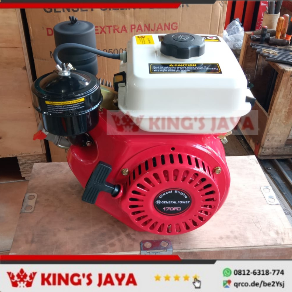 Jual Mesin Penggerak Solar GENERAL POWER 170FD Motor Diesel Engine 170F ...